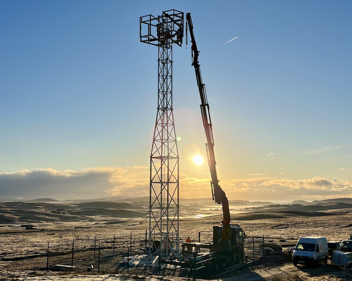 New tower provides enhanced multi-operator 4G mobile broadband services ...